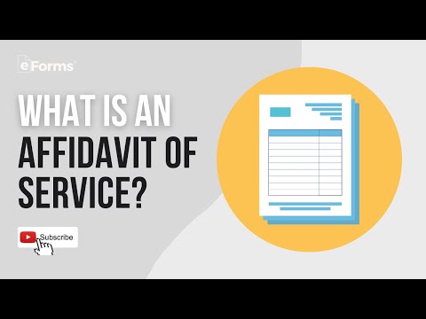 What is an Affidavit of Service?