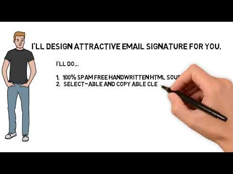 Design clickable html email signature - Best Business Cards & Stationery service