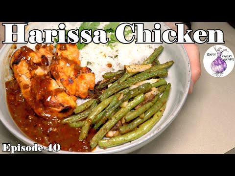 Indoor Grilled Harissa Chicken + Red Wine Pan Sauce | Easy Date Night Recipe | what’s for dinner?