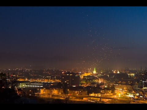 Večer tisícov želaní time-lapse Žilina 2014