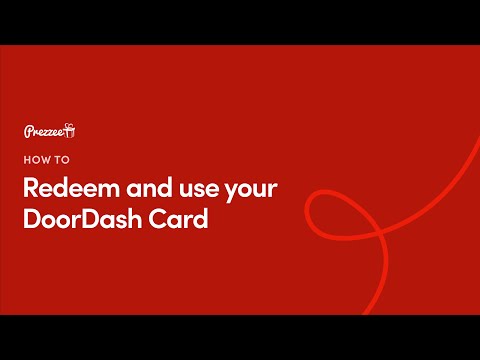 DoorDash gift card | How to redeem and use