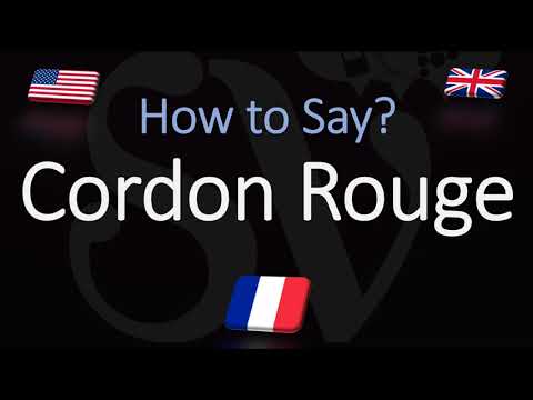 How to Pronounce Cordon Rouge? (CORRECTLY) French & English Pronunciation