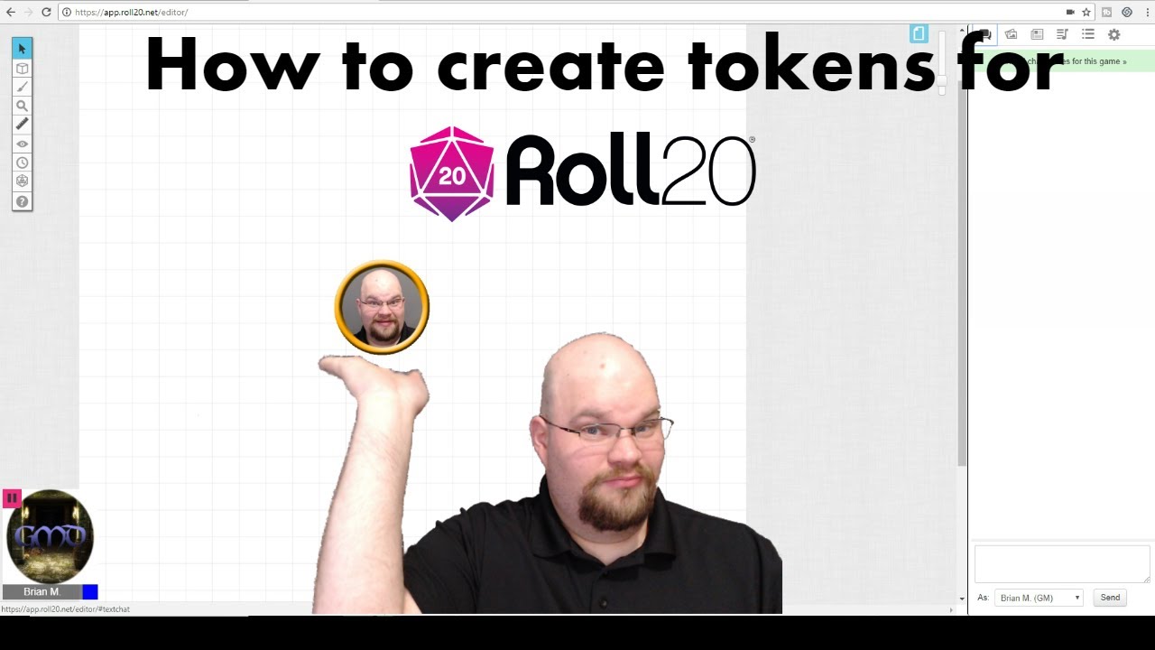 Roll20: Creating Unique Tokens.