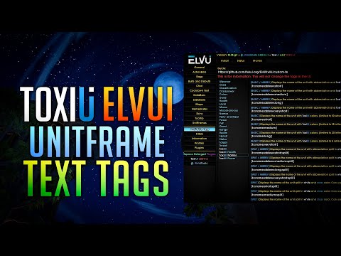 ElvUI Text Tags Explained