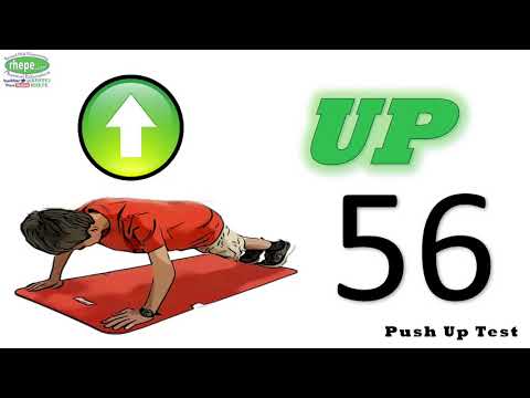 Push Up Test Visual with Counter