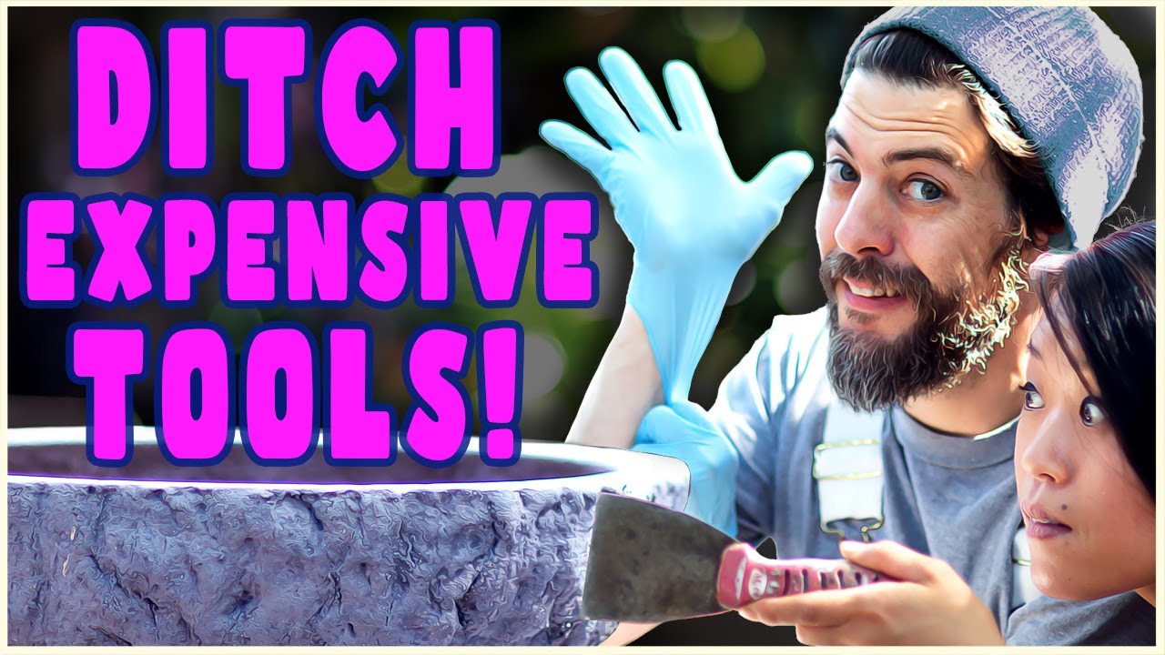 DIY Cement Planter Anyone Can Make