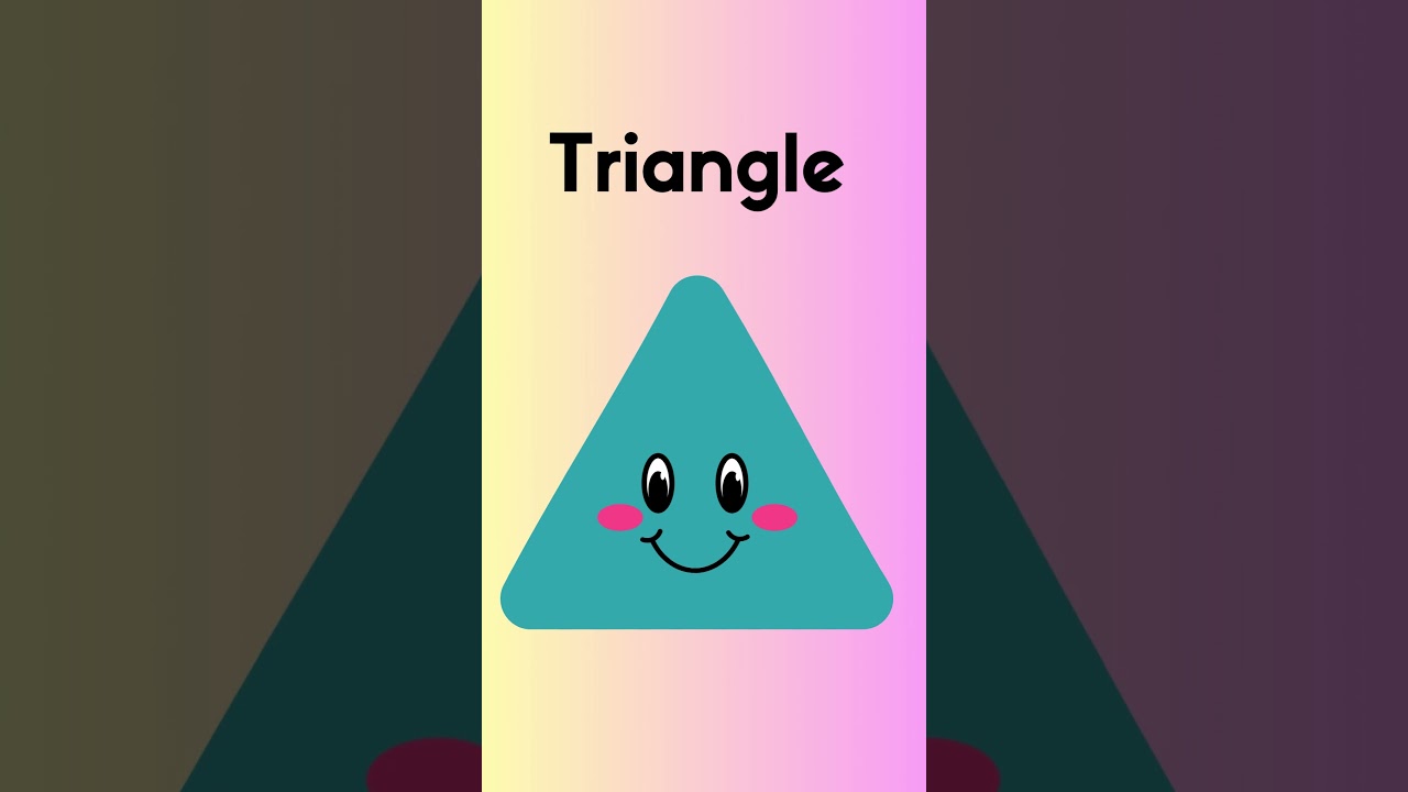 Learn Shapes For Kids | Circle, Triangle, Square, Rectangle  #kidslearning #shapesdrawing