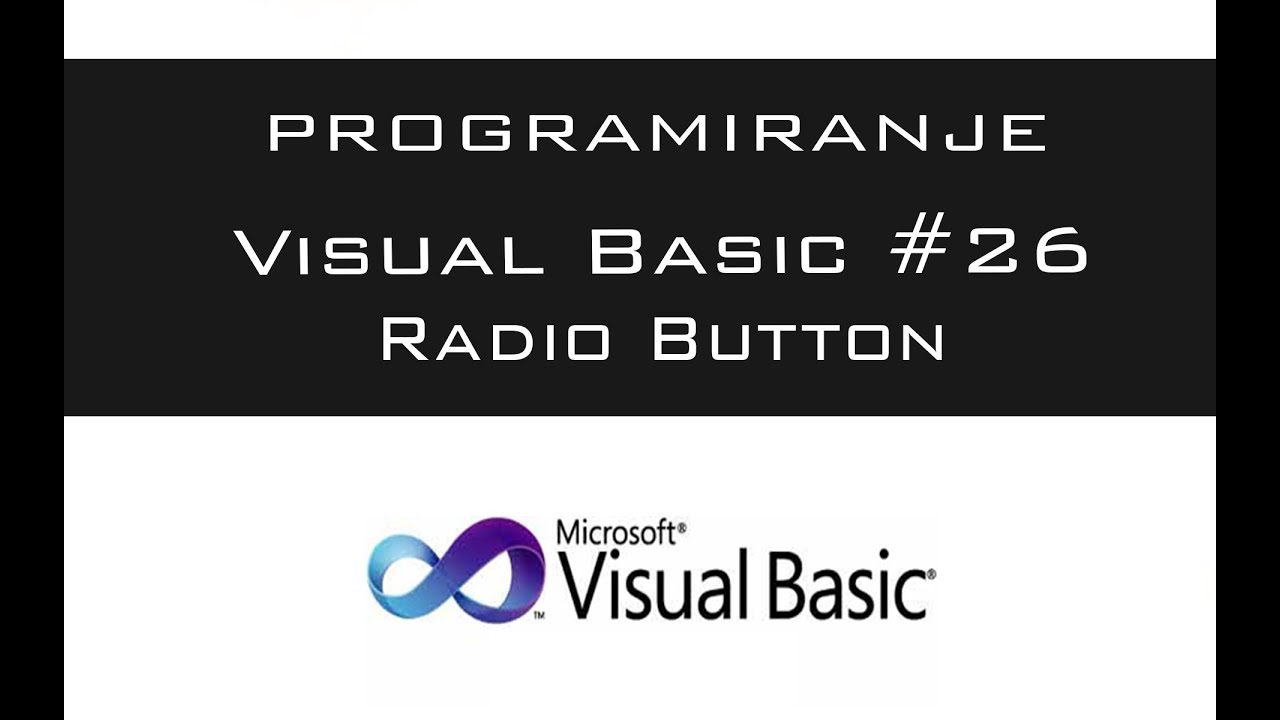 VISUAL BASIC | TUTORIAL #26 - Radio Button [HD 2016]