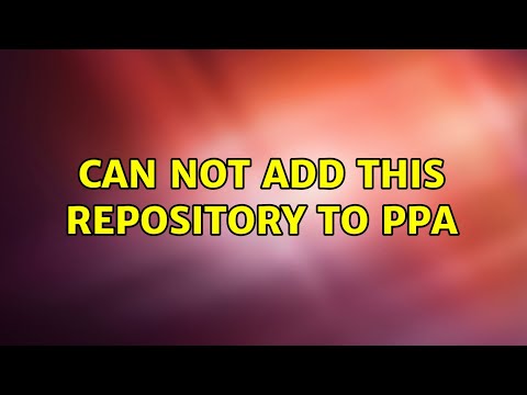 Ubuntu: Can not add this repository to ppa