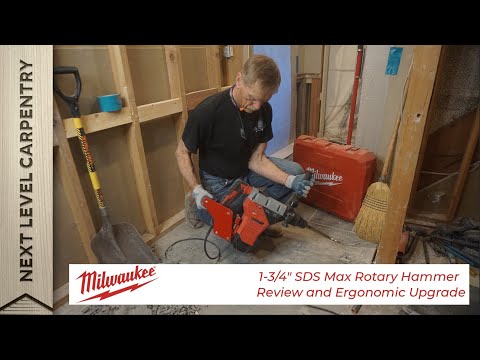 Milwaukee Rotary Hammer Review & Ergonomic Improvement