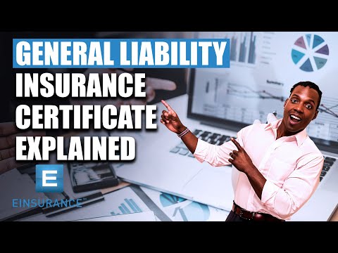 General Liability Insurance Certificate Explained