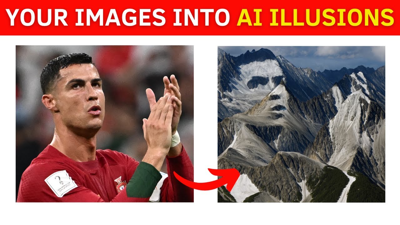 How To Create Optical Illusion Images with AI | Hugging Face Illusion Diffusion Tutorial