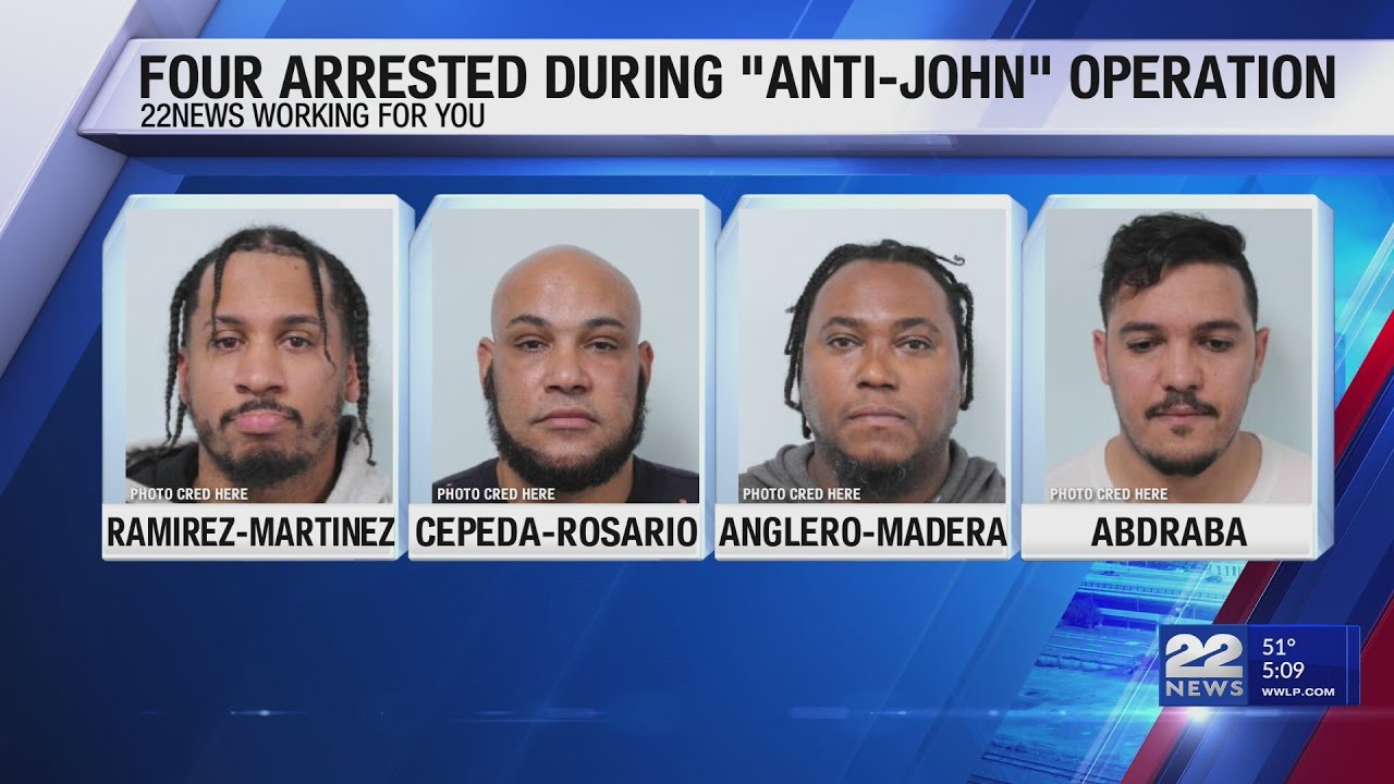 Four men arrested during Springfield’s undercover prostitution operation