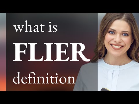 Flier | FLIER definition