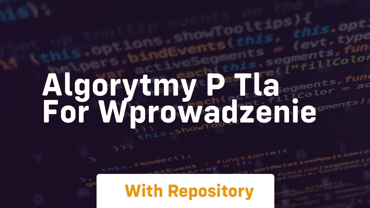 Algorytmy p tla for wprowadzenie