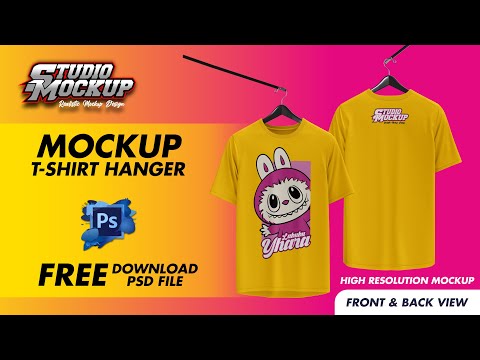 Mockup T - Shirt Hanger | Mockup PSD | Free Download Mockup