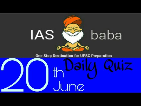 UPSC Quiz- 2019 : IASbaba’s Daily Current Affairs Quiz  [Day 5]