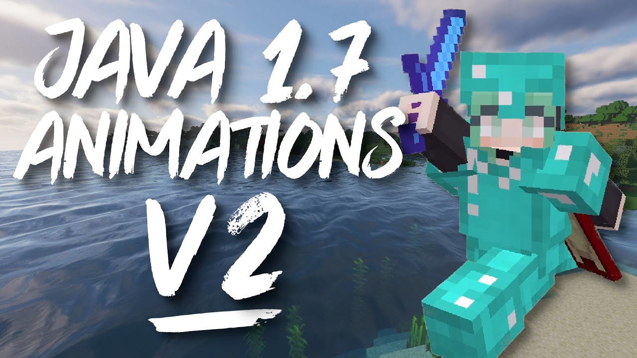 Java 1.7 Animations V2 - Resource Pack For Minecraft Bedrock 1.21