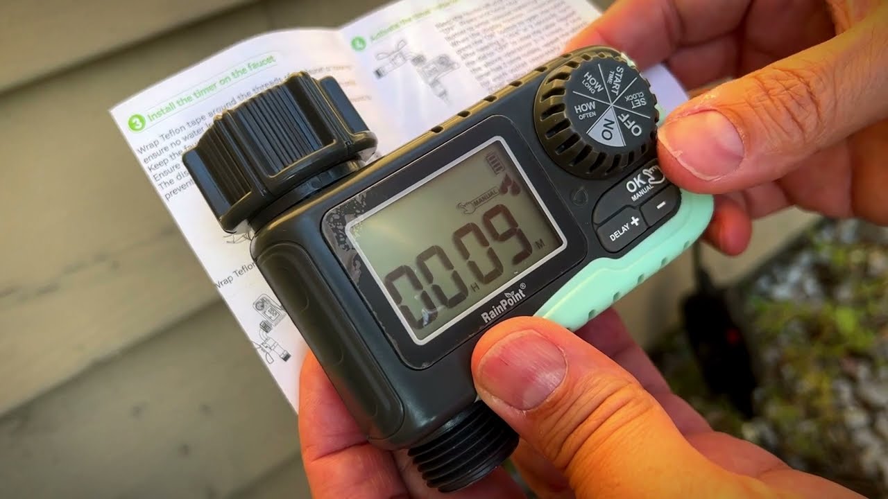RAINPOINT Sprinkler Timer ,Water Timer Programmable Garden Outdoor