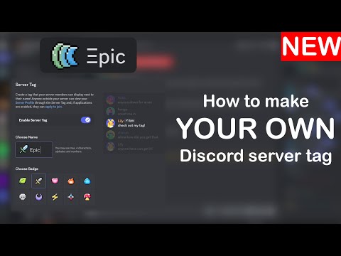 How to make YOUR OWN Discord SERVER TAG | Updated 2025