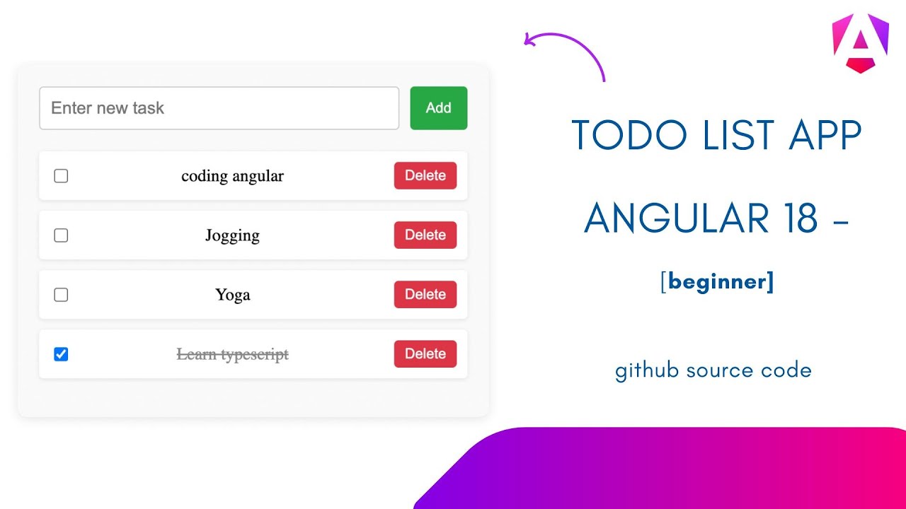 Build Todo App in Angular 18 - Easy Tutorial