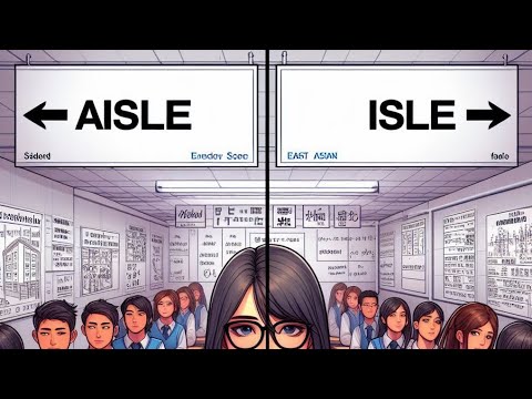 Commonly confused words: "aisle" vs. "isle" (Notes)