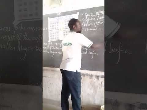 GEOGRAPHY LESSON ON IGNEOUS ROCKS