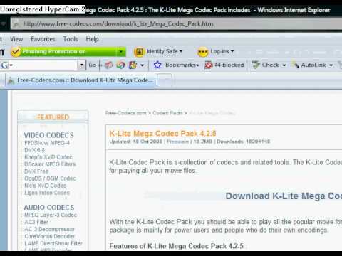 Watch Every Video Format (avi, mpg, x264, Divx, etc...)