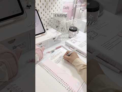 Study with me // study vlog 🎀 #study #studywithme #studymotivation #studying