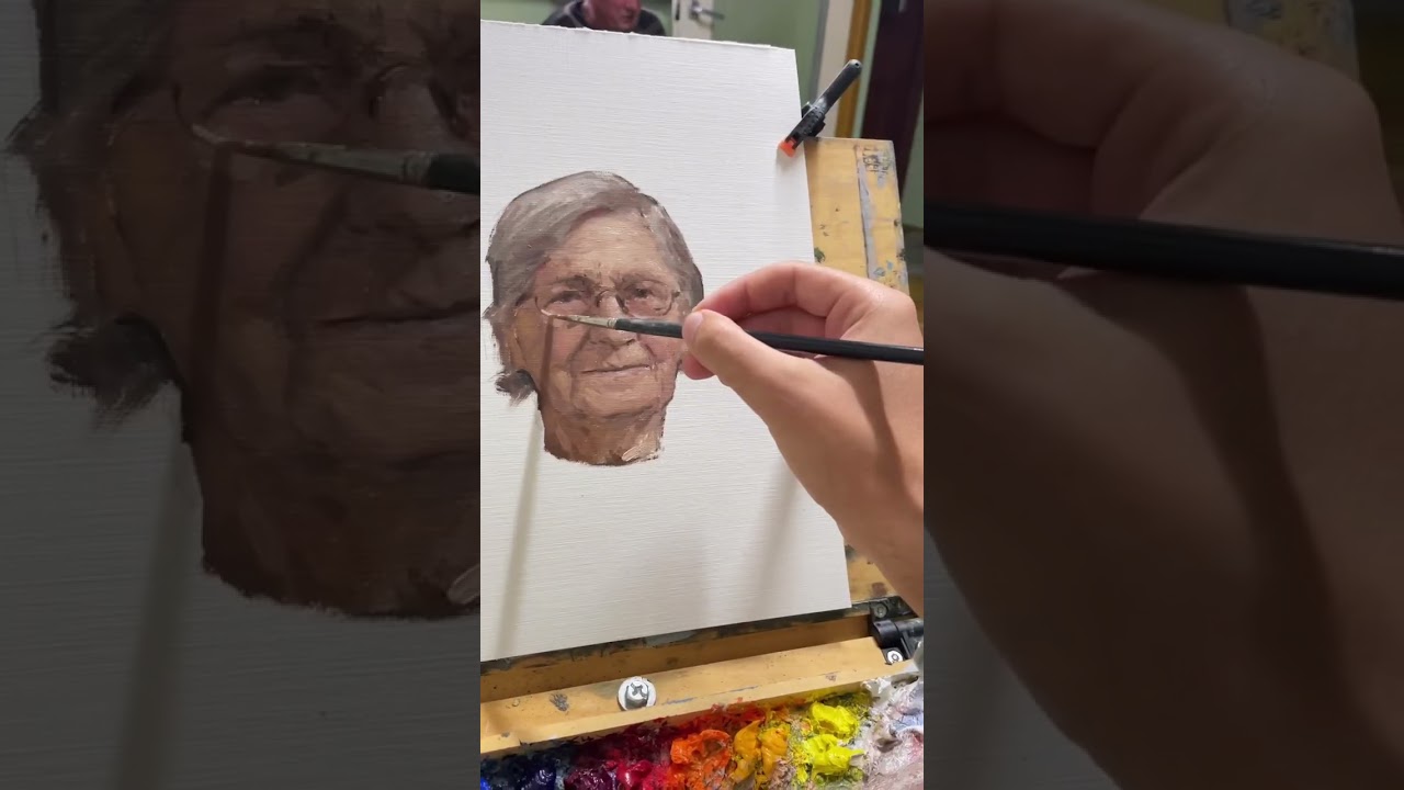 Painting my Grandmother's Portrait