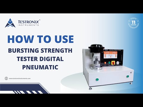 Bursting Strength Tester Unit