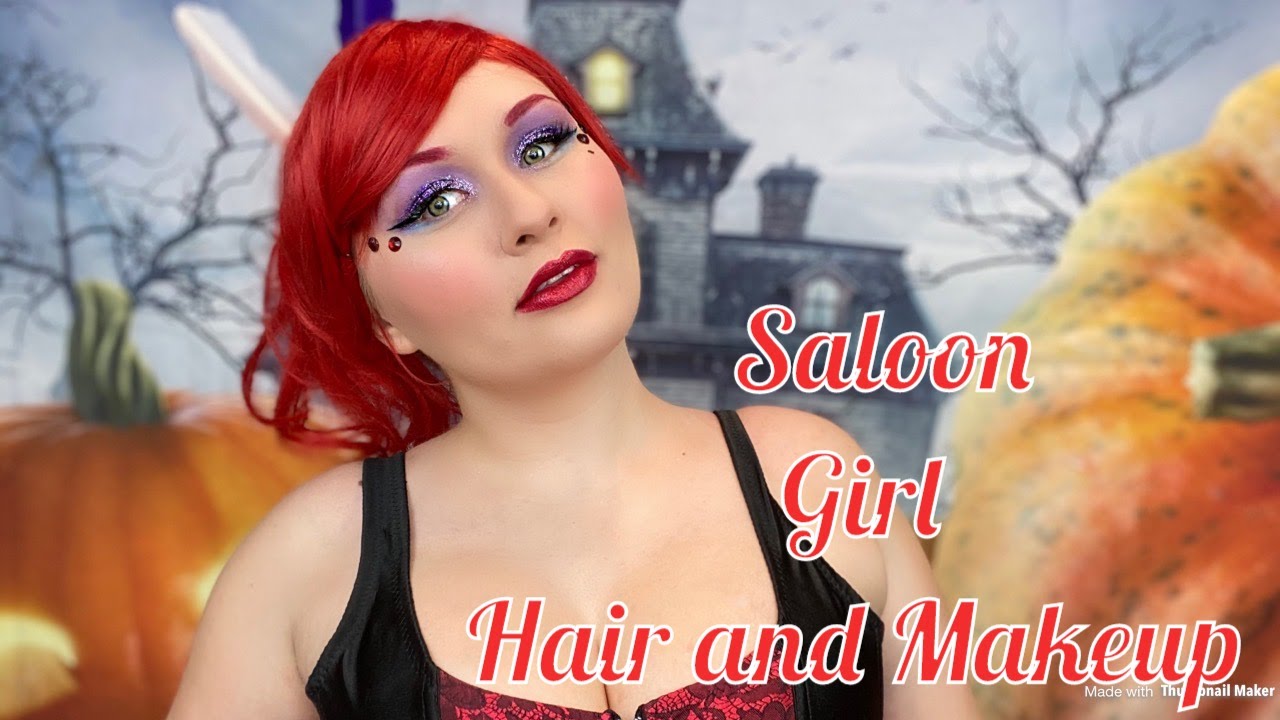 Moulin Rouge Glam Halloween Makeup Tutorial