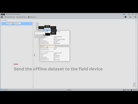 Modify offline and send to device - ABB Field Information Manager