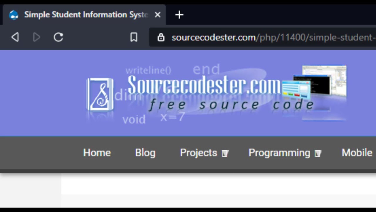 Simple Student Information System using PHP Demo