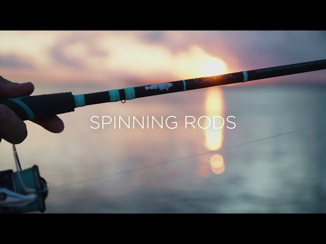 TOADFISH 7'2" Baitcasting Rod, Medium Heavy Power