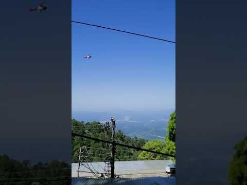 Helicopter ride Katra to Mata Vaishno Devi #mata #vasnodevi #india #helicopter