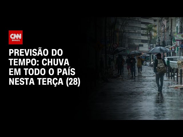 Sudeste terá dia nublado e chuva forte hoje (28); veja a previsão do ...