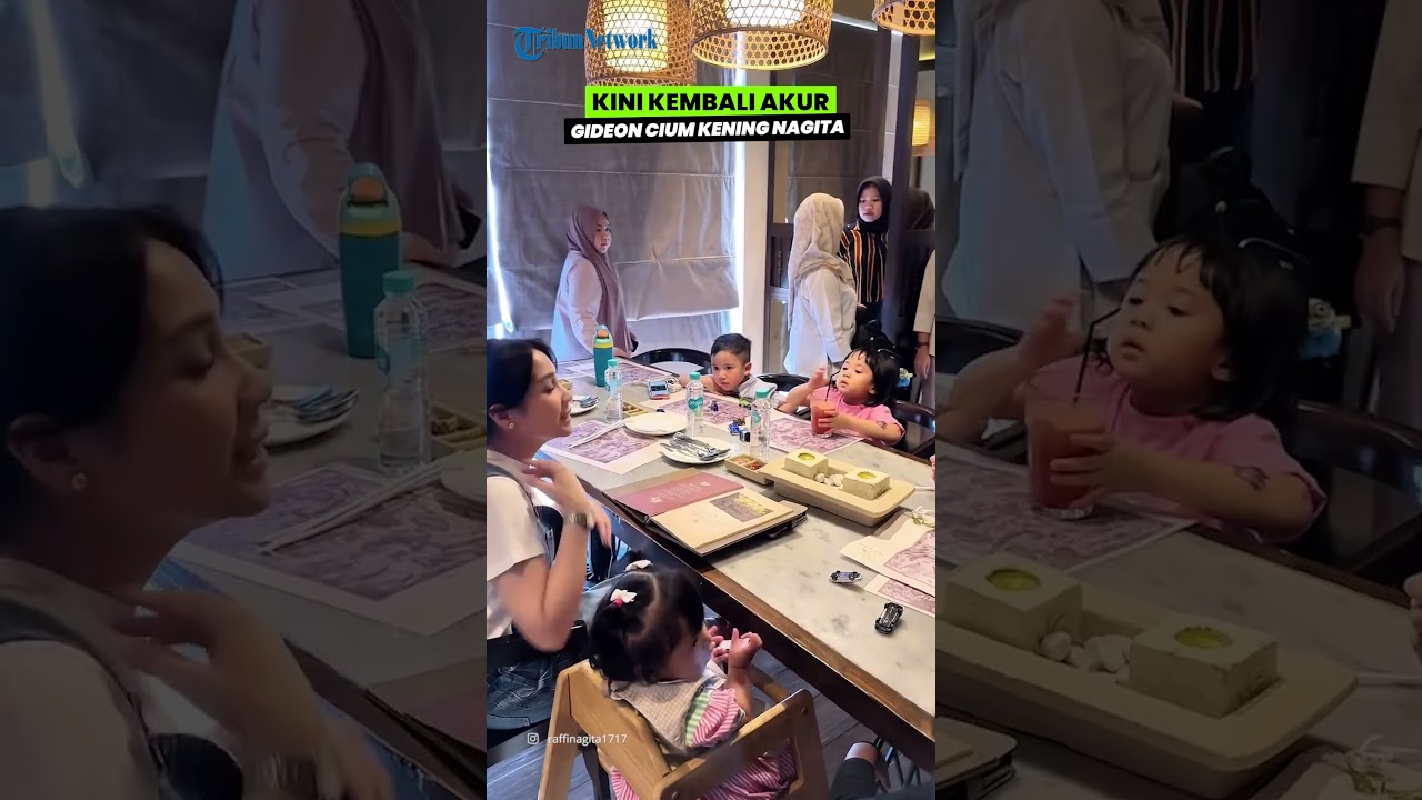 Akhirnya Akur, Gideon Tengker Cium Kening Nagita Slavina dan Raffi Ahmad - Tribun Video