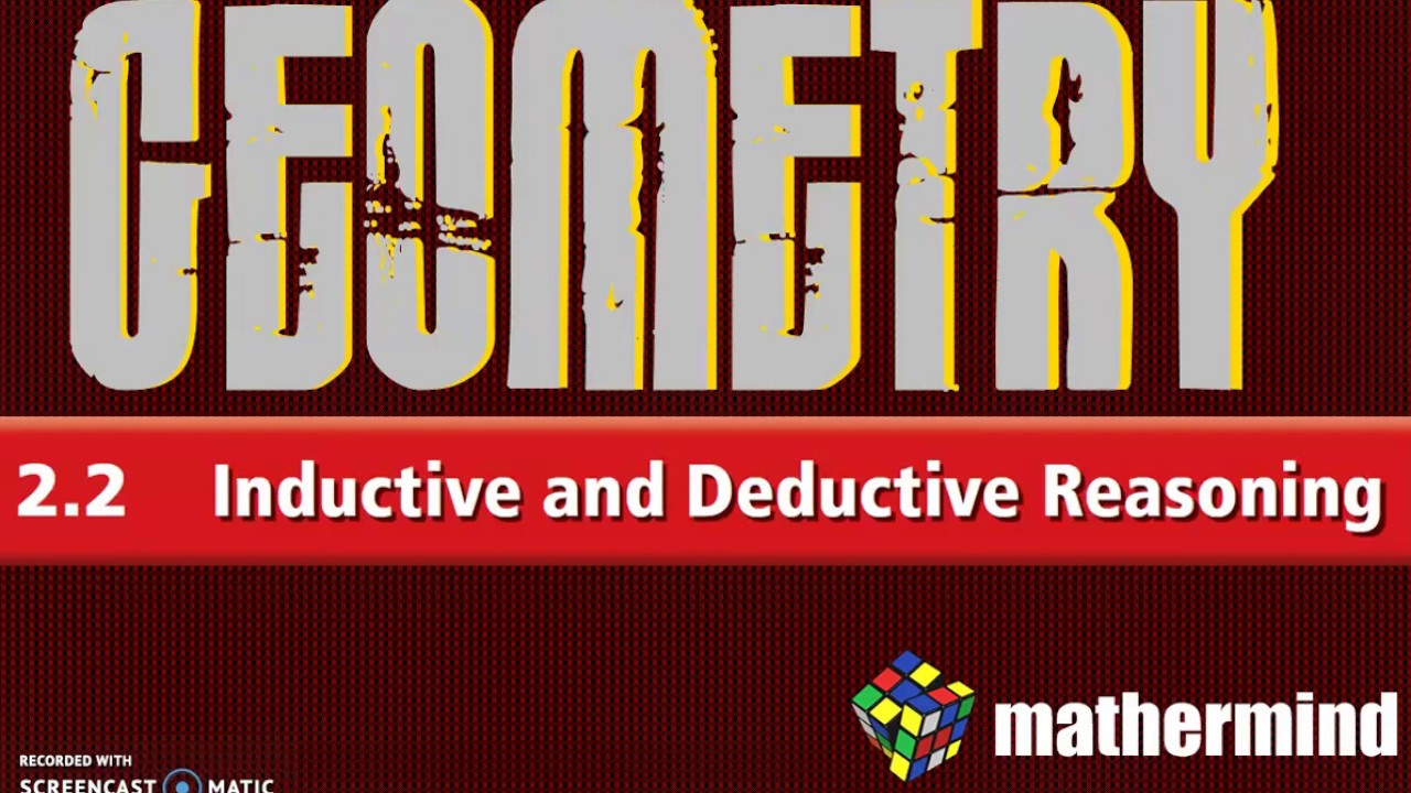 BIM GEOMETRY 2-2 Inductive, deductive reasoning