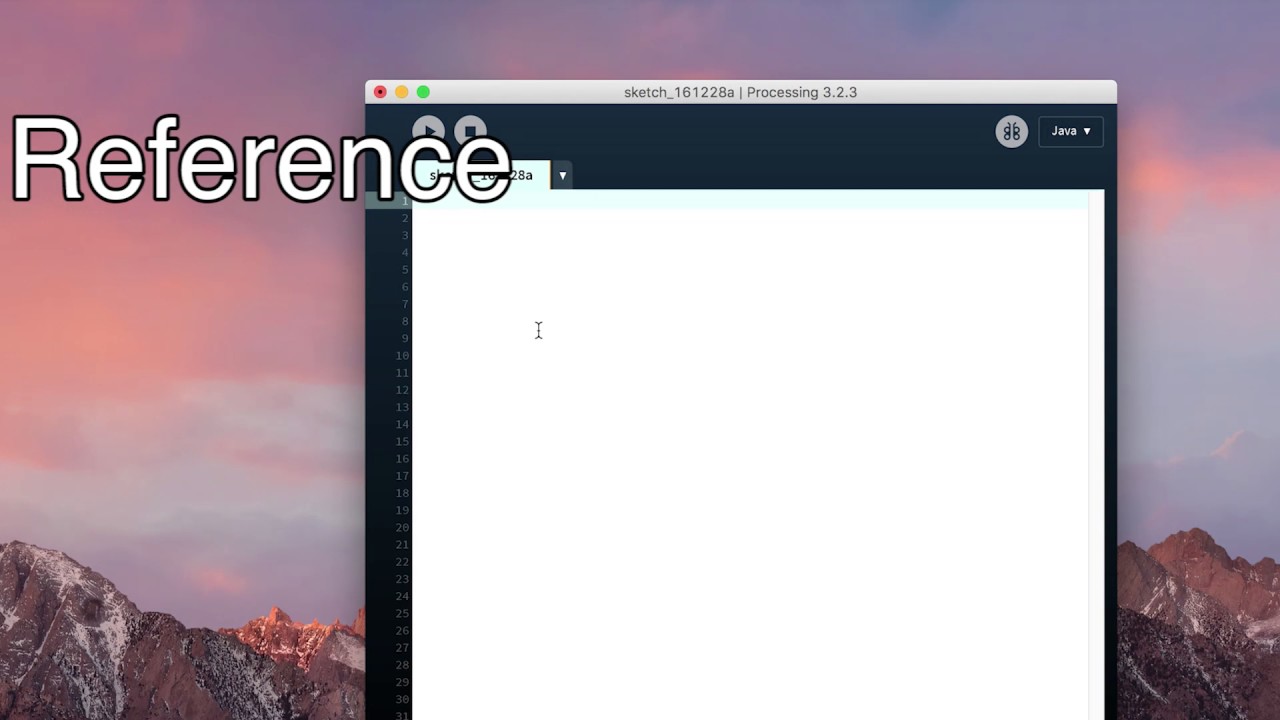 Episode 1: 'Hello world' - Processing 101