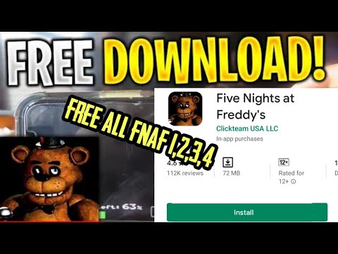 Five Night At Freddy's Free Download In Android 2020 | Letest Version | All Part FNAF 1234 Download