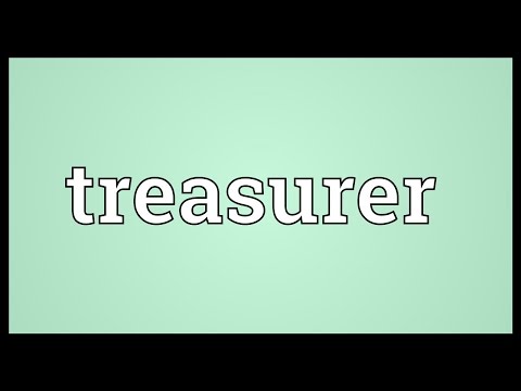 Treasurer Meaning