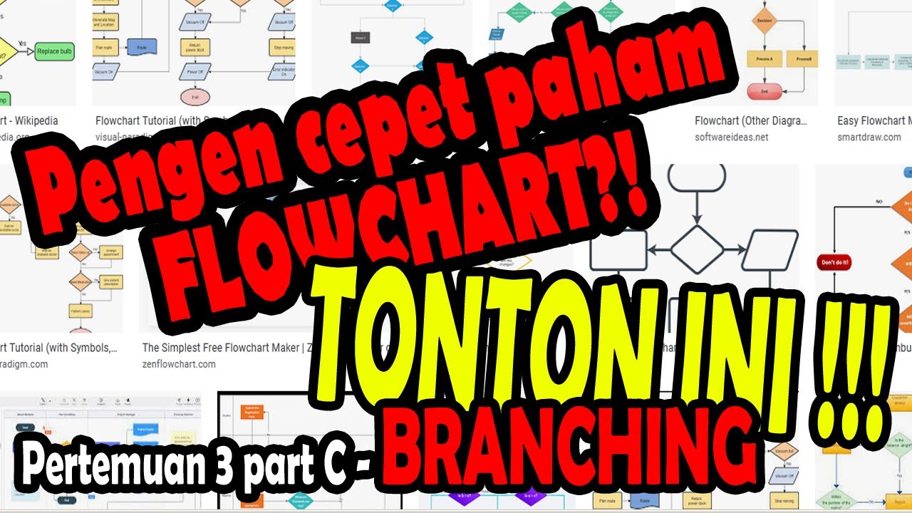 Logika Algoritma - Pertemuan 3C - FLOWCHART (BRANCHING)