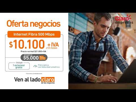 Claro Empresas - Internet Fibra 500 Mbps
