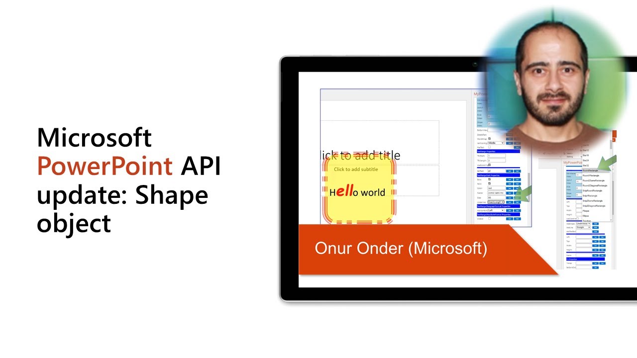 Microsoft PowerPoint API update: Shape object
