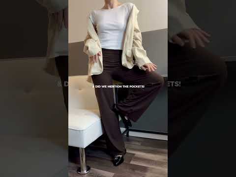 The comfy of a legging + an elevated trouser silhouette = the Real Me XTRA™ Trouser.