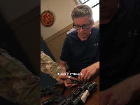 US Army Training - Field Stripping an M4 Rifle | Civilian Soldier School