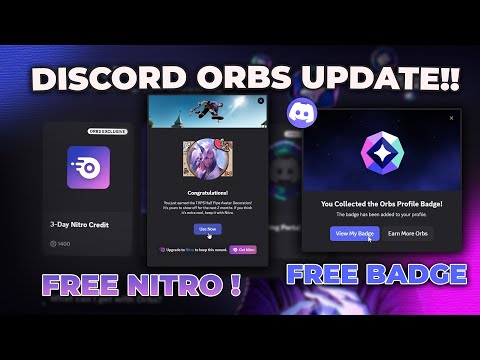 (2025) How to Get Free Nitro? | NEW Discord Orbs Feature EXPLAINED!