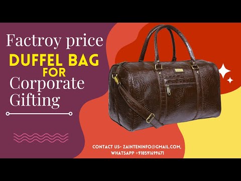 Travel Duffle Bag - Holdall Travel Bag Latest Price, Manufacturers ...