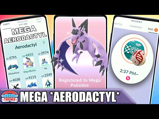 Pokemon GO Mega Aerodactyl raid guide (January 2023): Best counters, weaknesses, and more